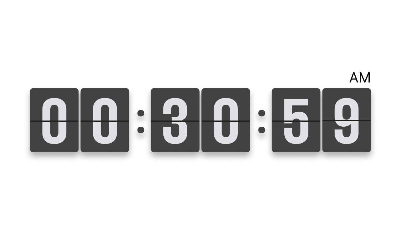 Flip Clock Screensaver | Sleek, Cool & Modern Time Display